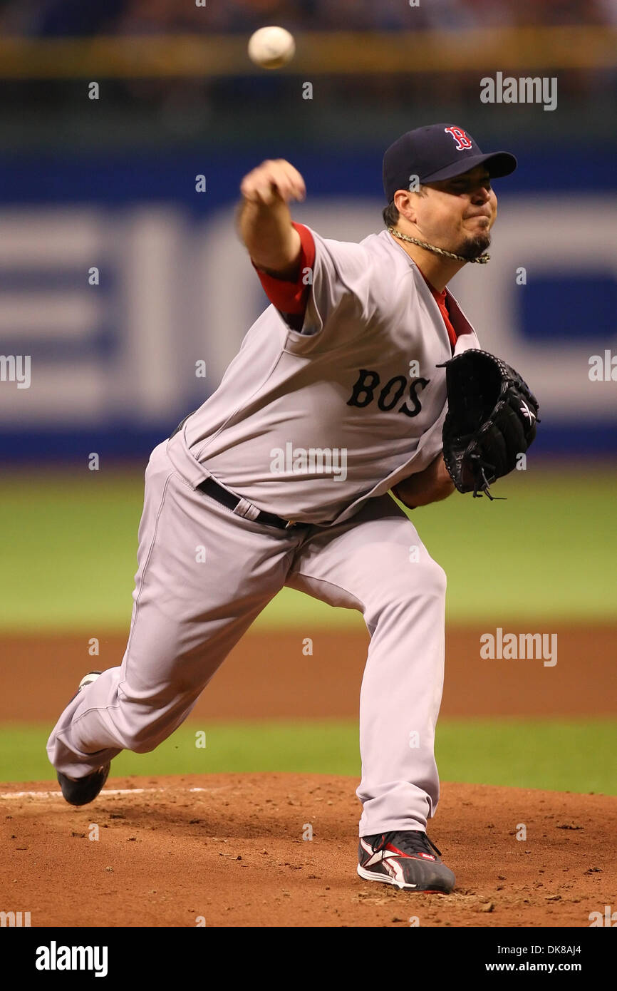 Red sox pitcher josh beckett hi-res stock photography and images - Alamy