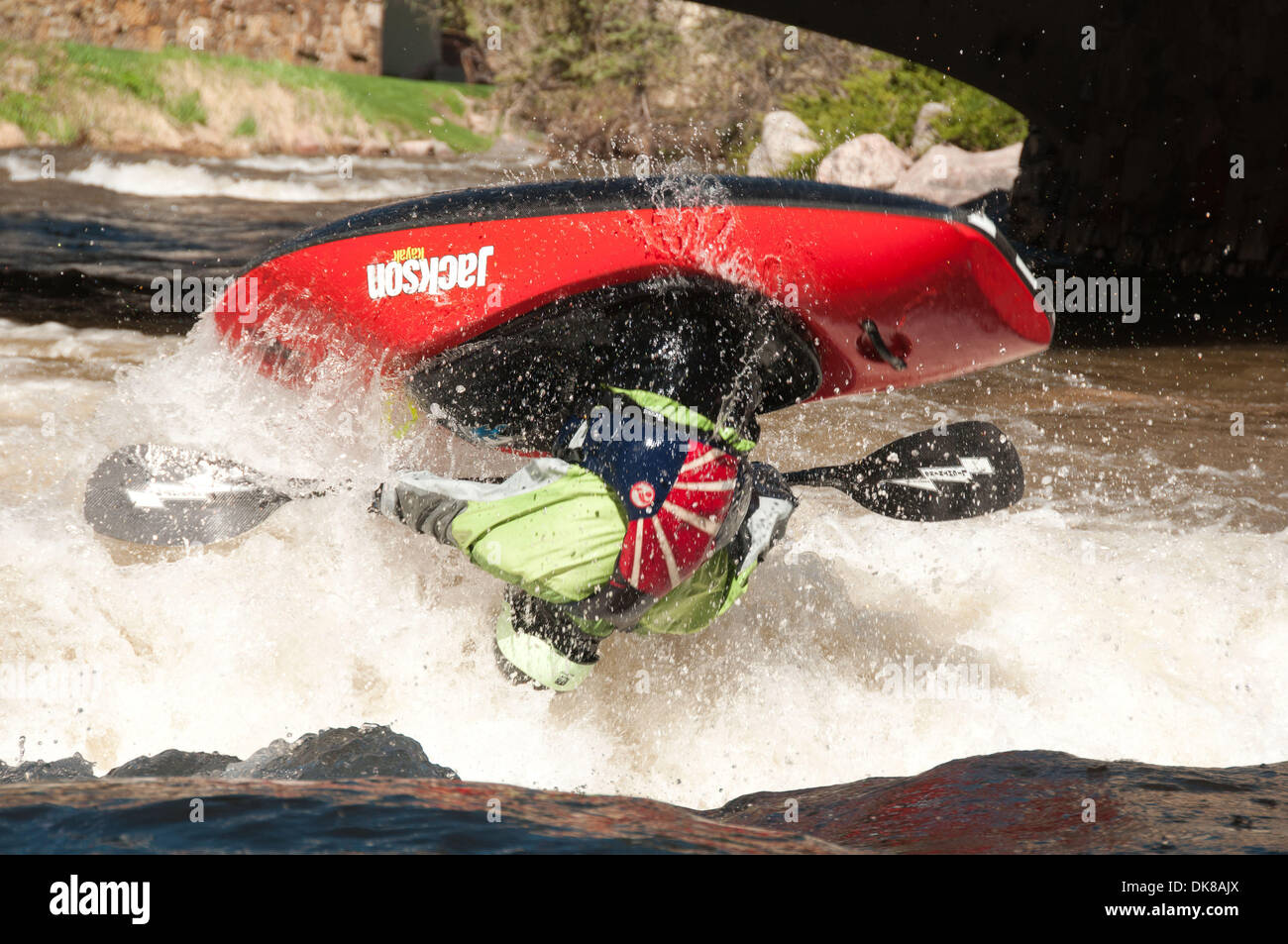 June 02, 2011 - Vail, Colorado, U.S. - ERIC JACKSON kayaking in the ...