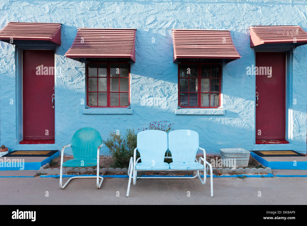 Route 66 red rocker hi-res stock photography and images - Alamy