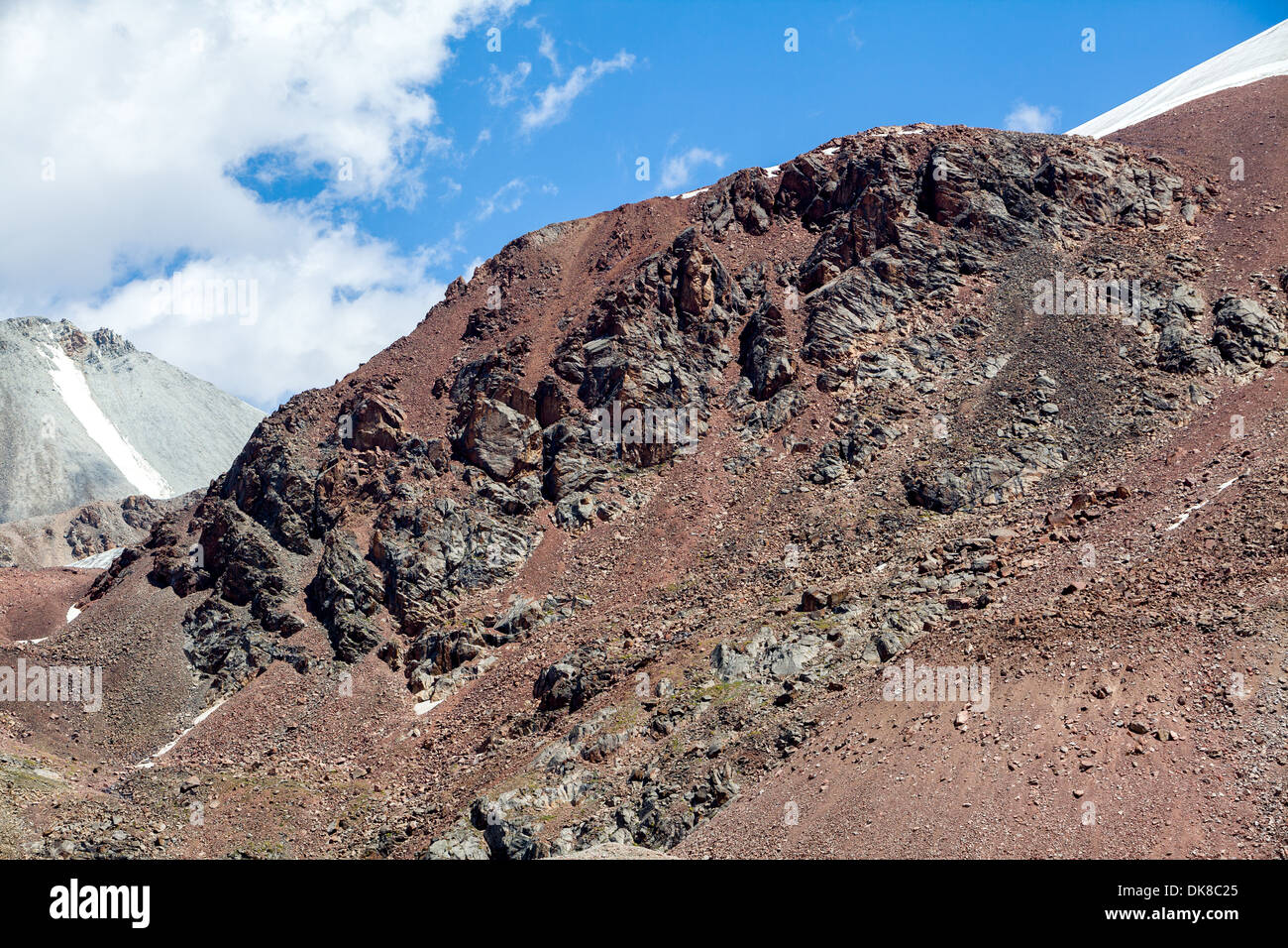 Red rocks in Tien Shan mountains Stock Photo - Alamy