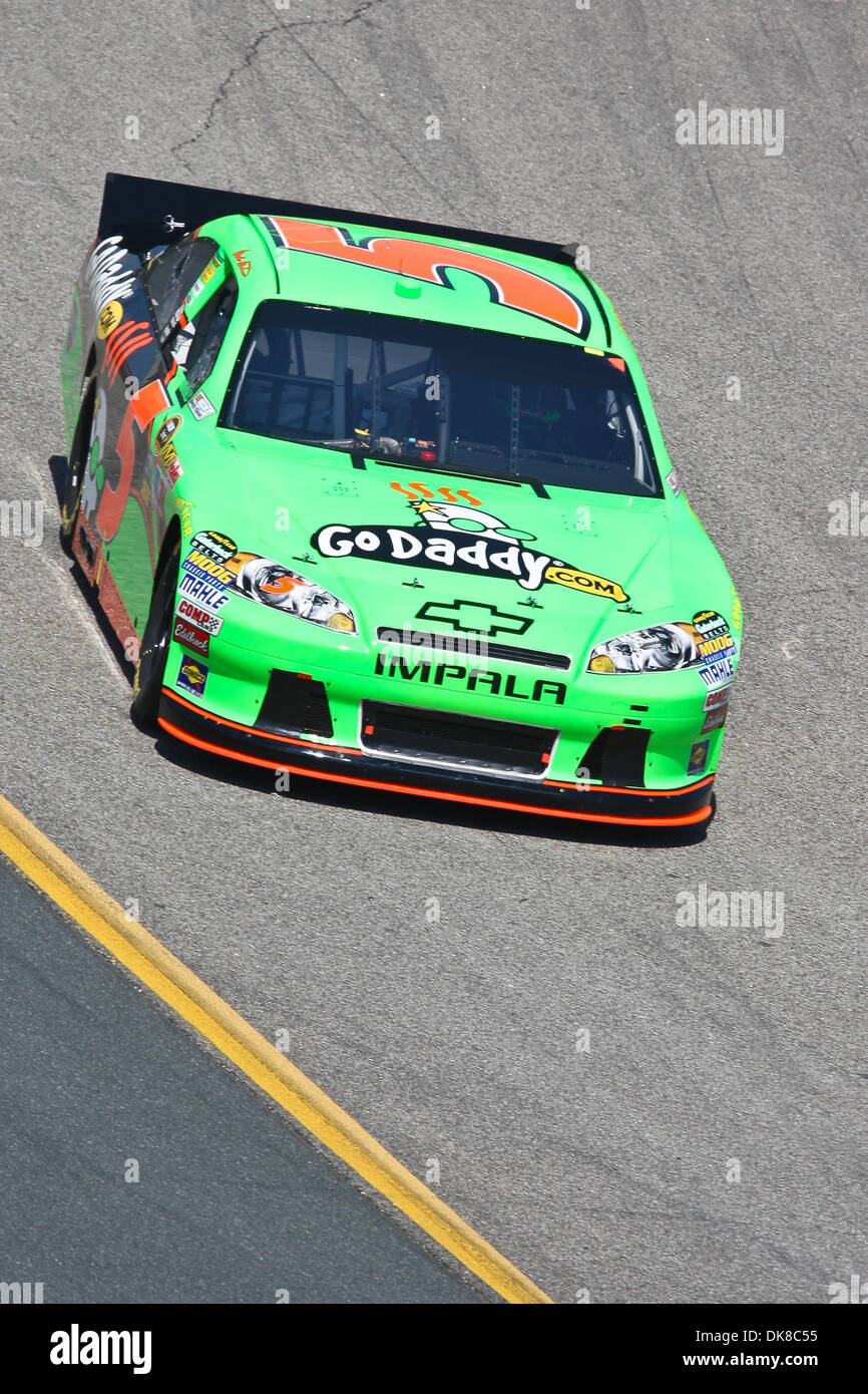 July 17, 2011 - Loudon, New Hampshire, U.S - The Go Daddy car driven by ...