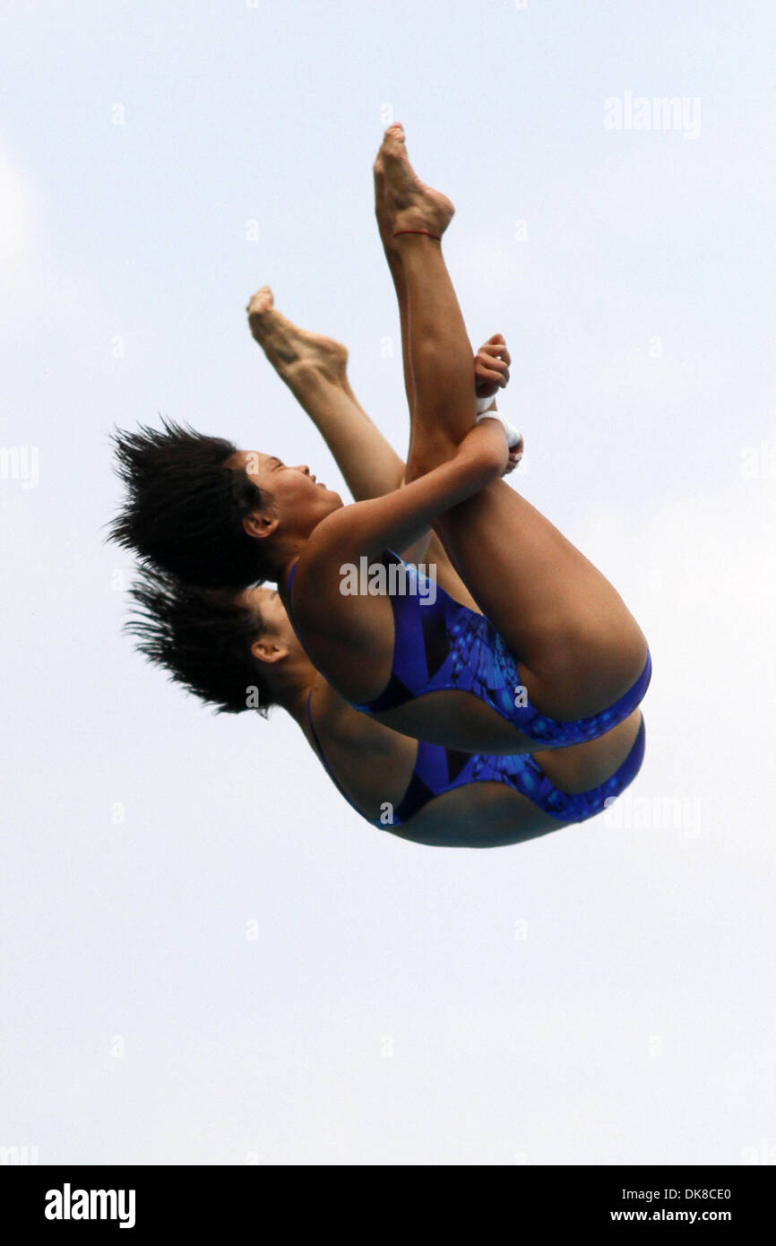 July 18, 2011 - Shanghai, China - CHEN RUOLIN and WANG HAO of China ...