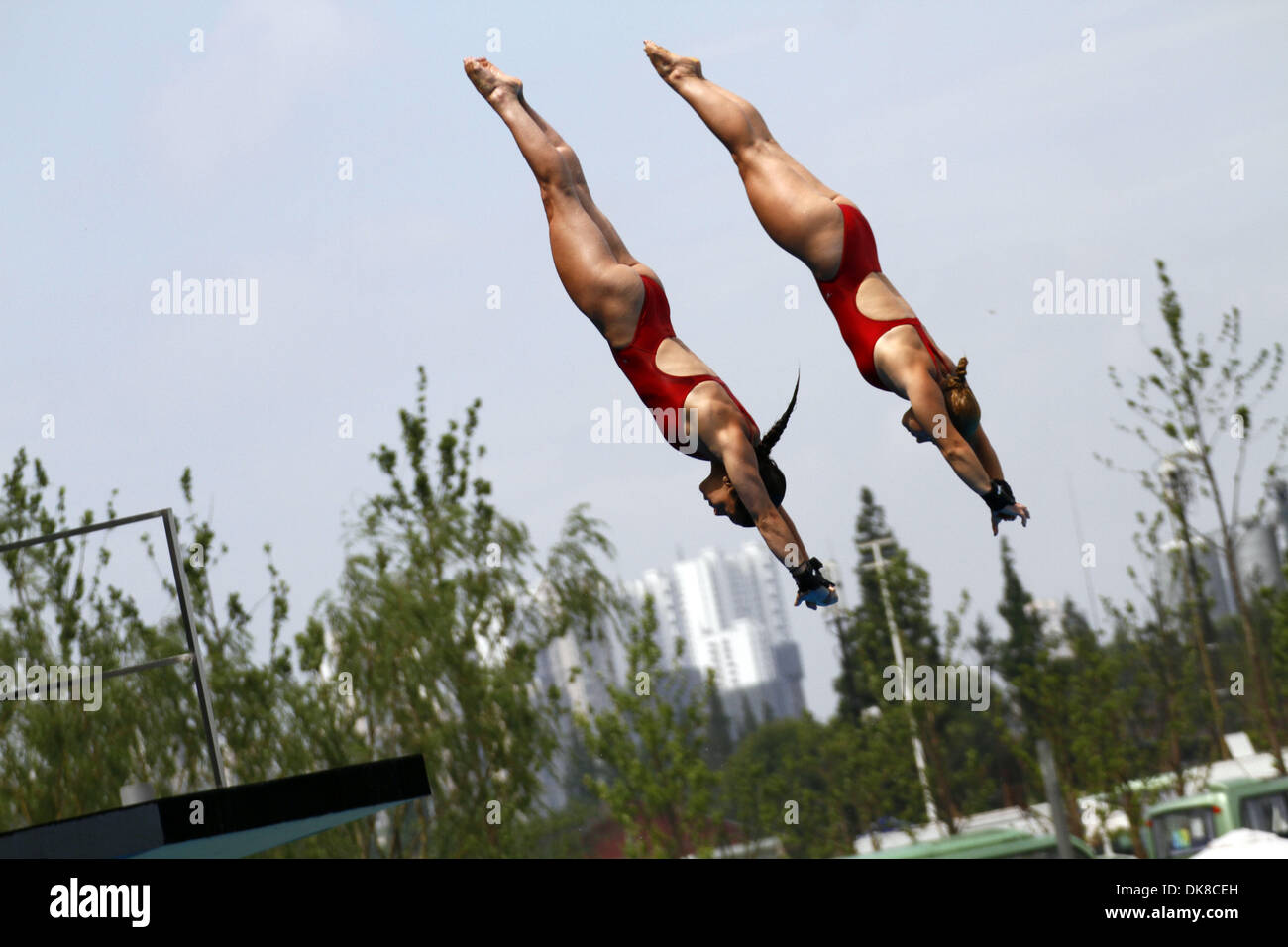 July 18, 2011 - Shanghai, China - MEAGHAN BENFEITO and ROSELINE FILION ...