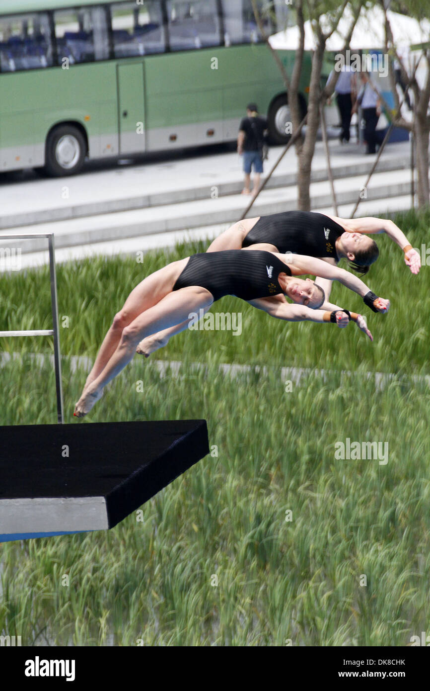 July 18, 2011 - Shanghai, China - ALEXANDRA CROAK and MELISSA WU of ...
