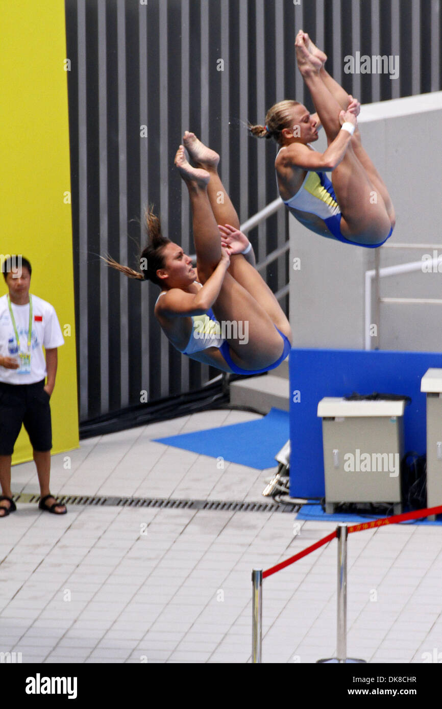 July 18, 2011 - Shanghai, China - IUKIIA PROKOPCHUK and VIKTORIYA ...