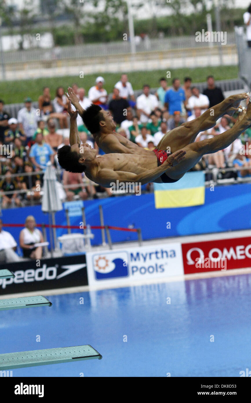 Jul 19, 2011 - Shanghai, China - China's QIN KAI and LUO YUTONG brought ...