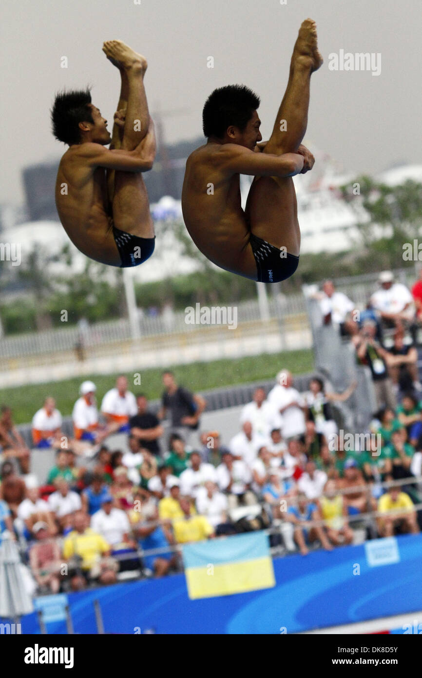 July 19, 2011 - Shanghai, China - The Japanese team of SHO SAKAI and YU ...