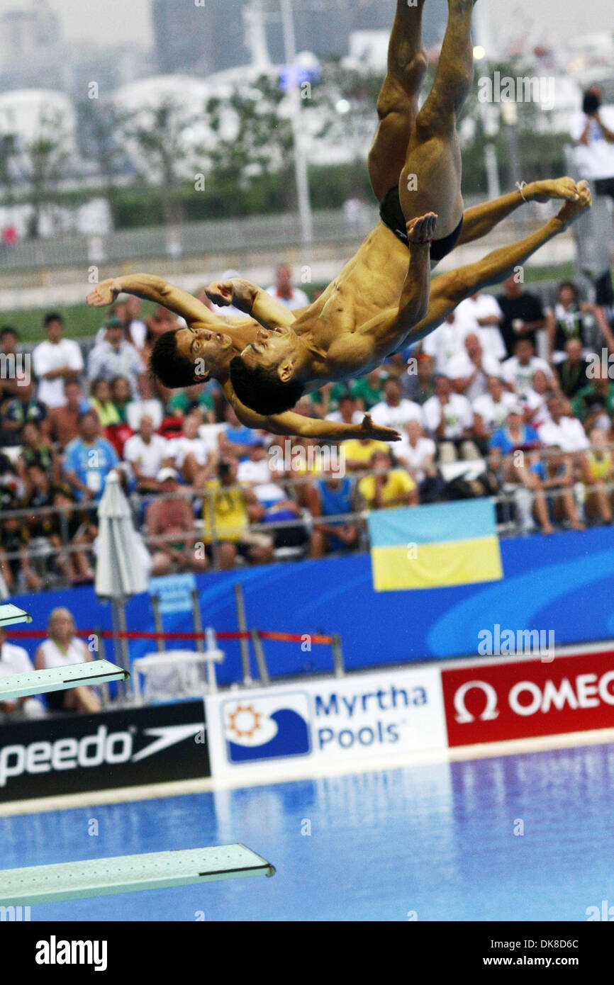 July 19, 2011 - Shanghai, China - JULIAN SANCHEZ (left) and YAHEL ...