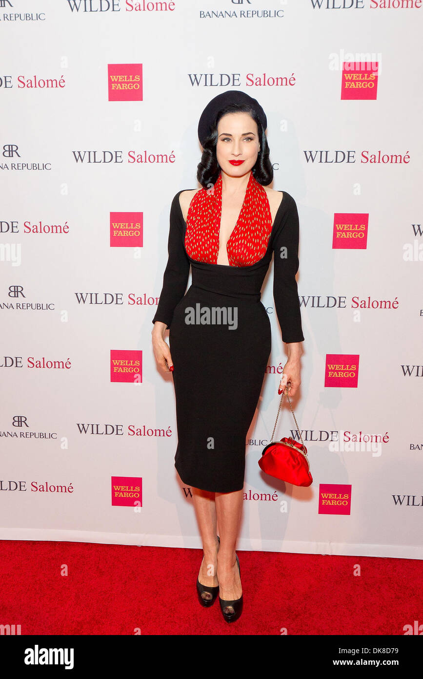 Dita Von Teese attend premiere of 'Wilde Salome' held at Castro Theater ...
