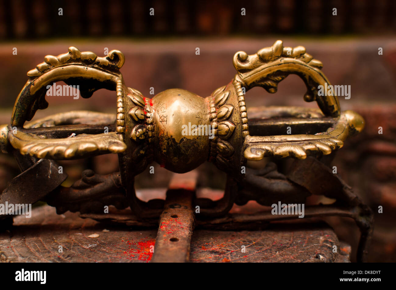 Dorje, Buddhist symbol for a Thunder bolt and irresistible force Stock ...