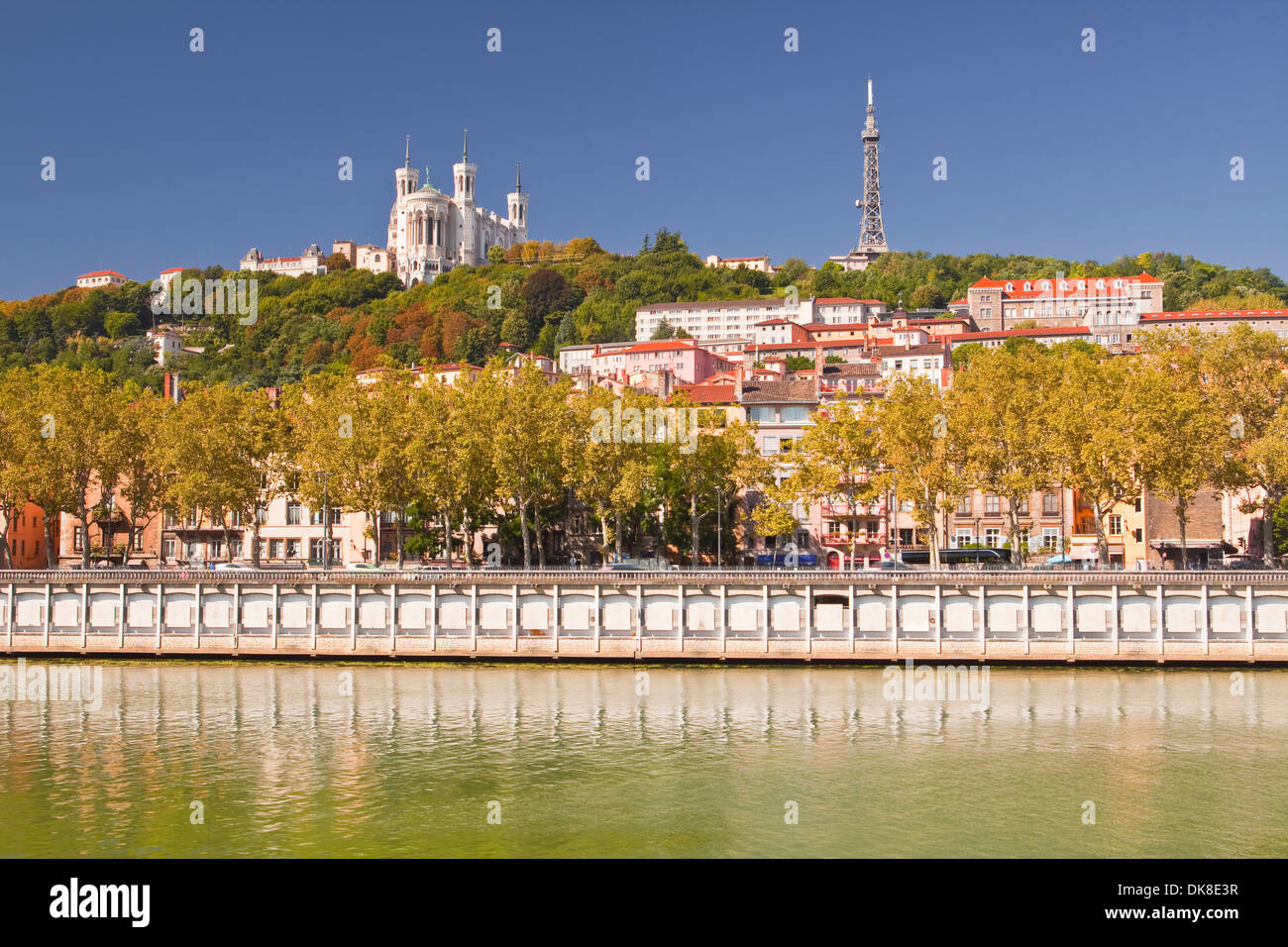 Fourviere lyon river hi-res stock photography and images - Alamy