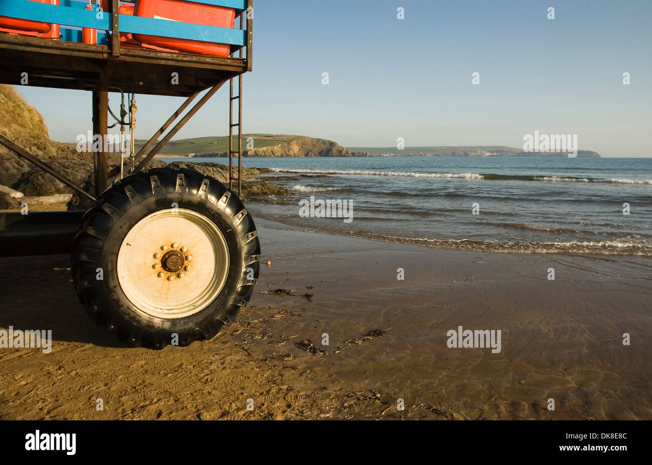 Sea Tractor at Burgh Island/Bigbury-on-Sea Stock Photo - Alamy