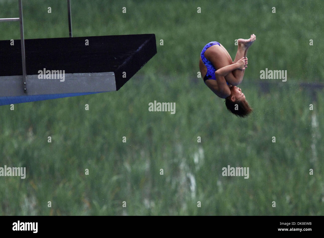Jul 21, 2011 - Shanghai, China - HU YADAN of China performs a dive on ...
