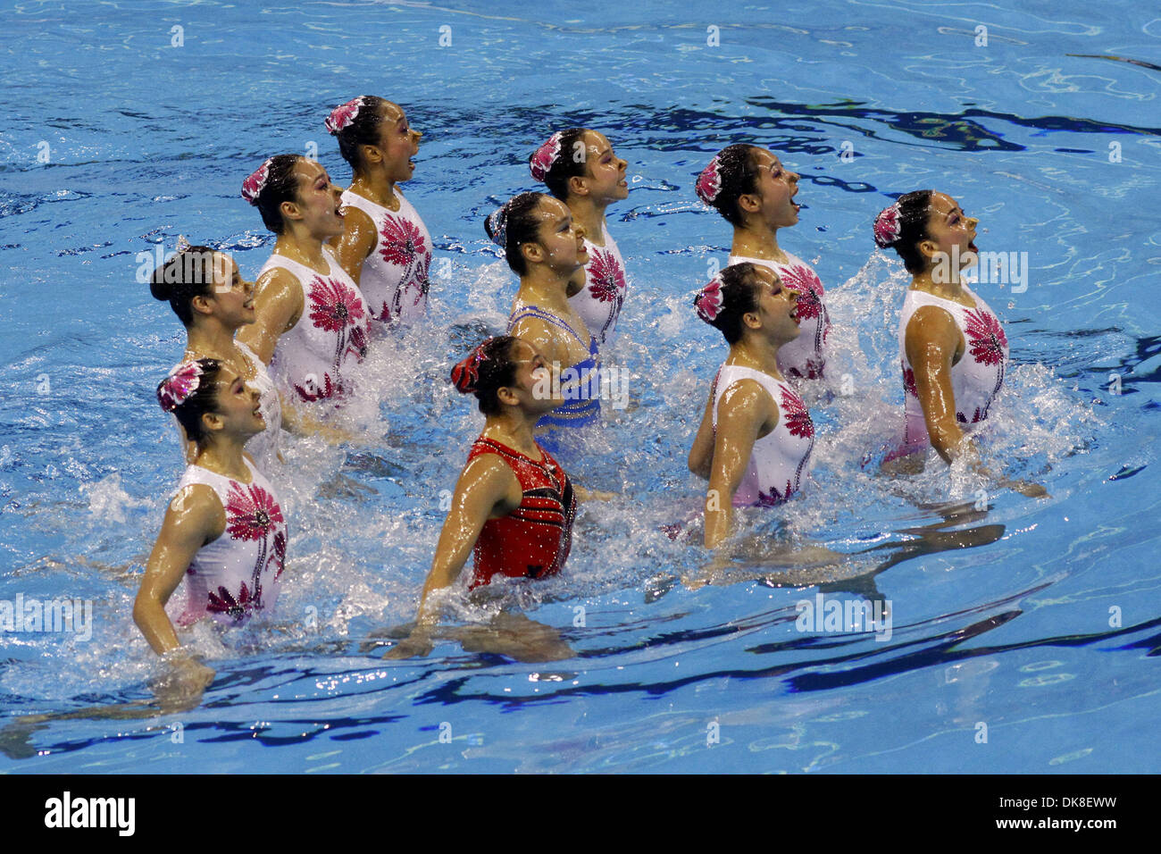 July 21, 2011 - Shanghai, China - The Chinese synchronized swimming ...