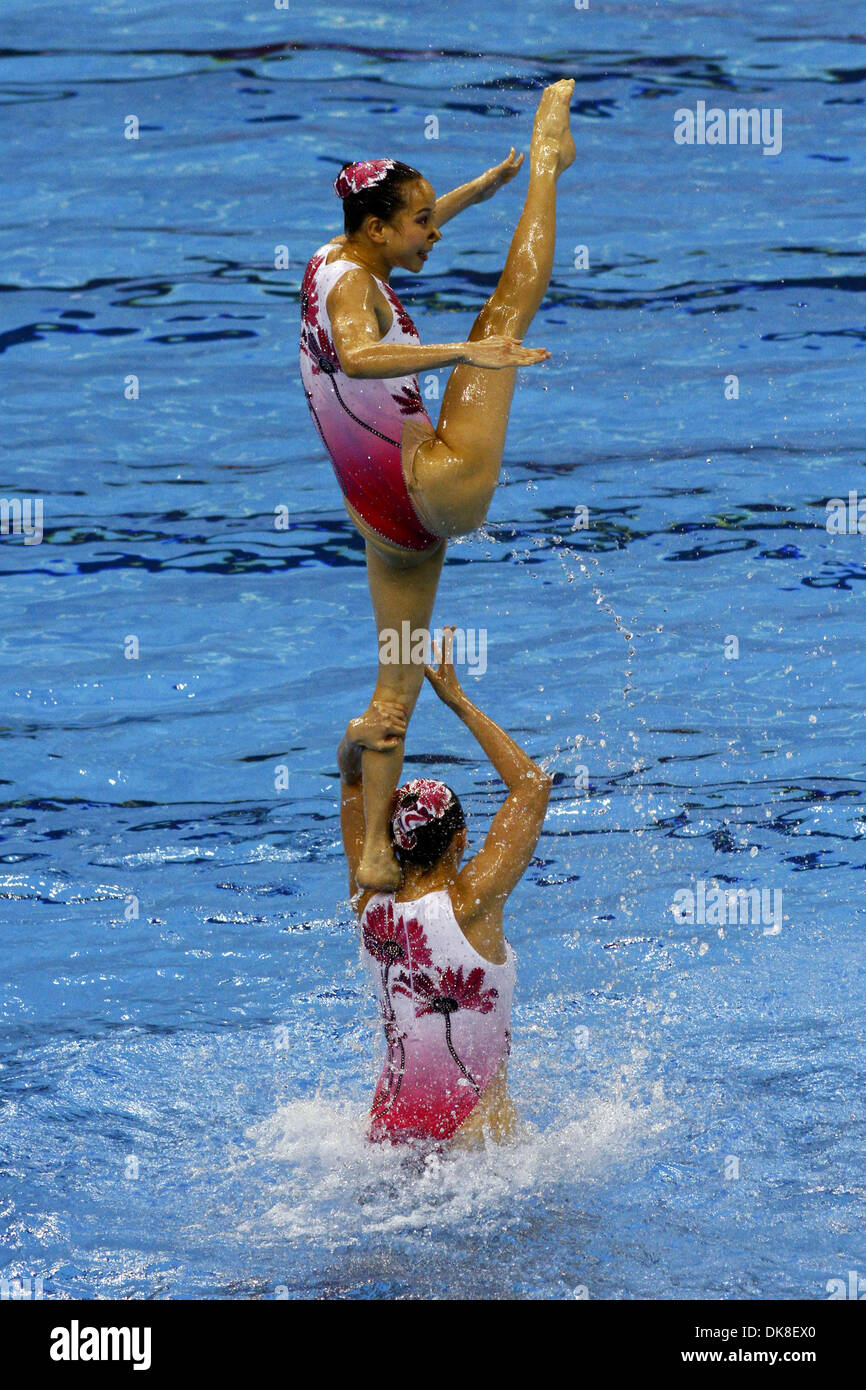 July 21, 2011 - Shanghai, China - The Chinese synchronized swimming ...