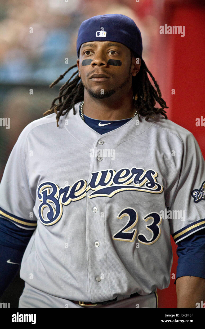 July 21, 2011 - Phoenix, Arizona, U.S - Milwaukee Brewers' second ...