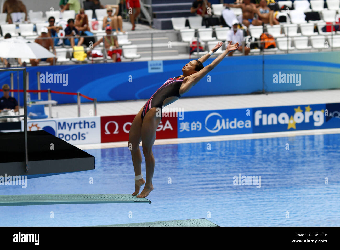 Jul 22, 2011 - Shanghai, China - WU MINXIA of China performs a dive ...