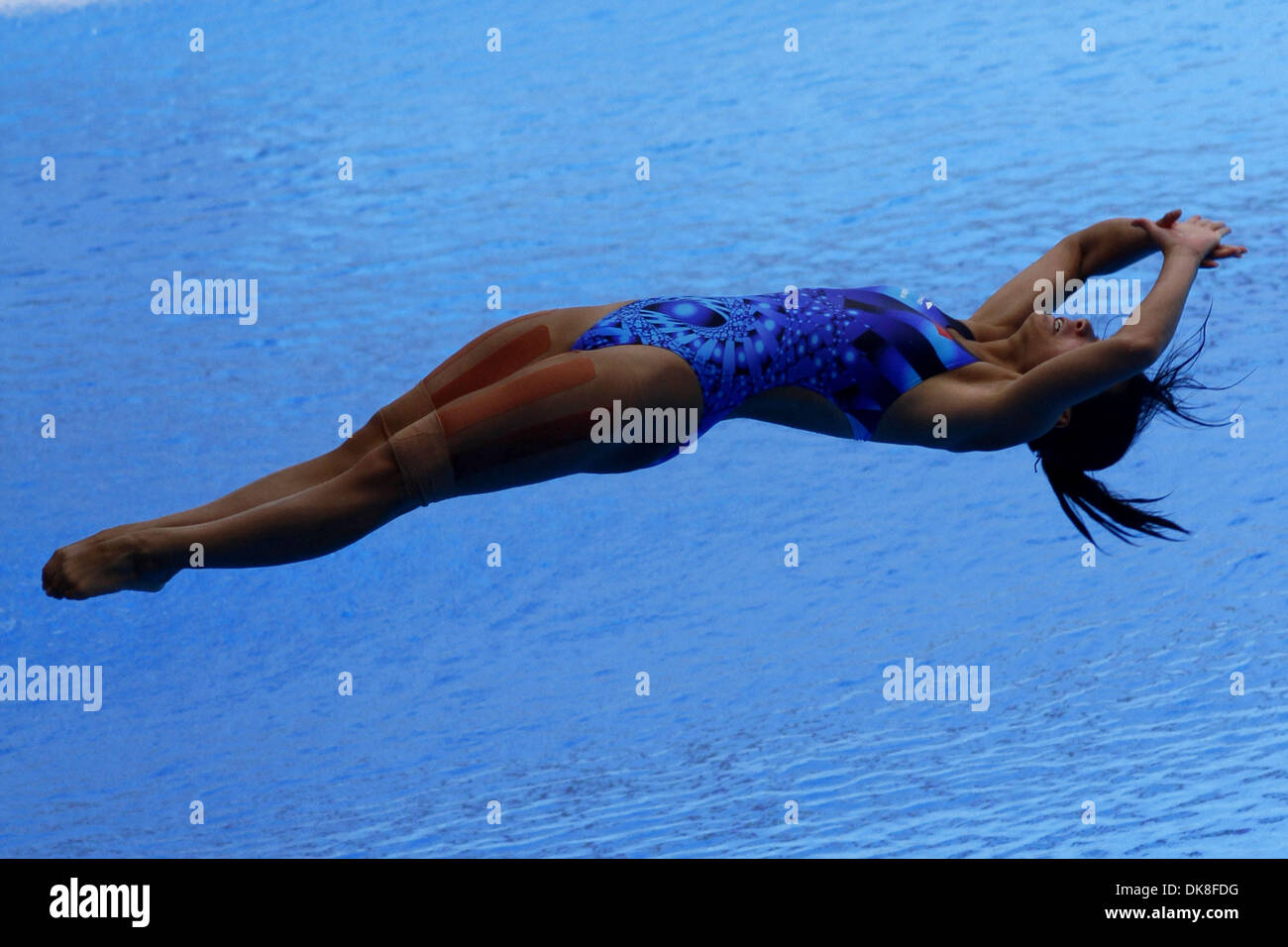 Jul 22, 2011 - Shanghai, China - HE ZI of China performs a dive during ...
