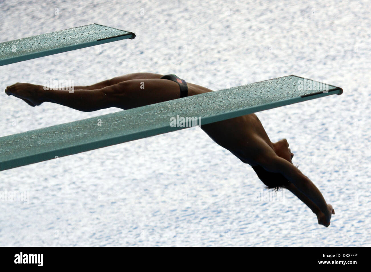 July 22, 2011 - Shanghai, China - China's HE CHONG, seen diving in the ...