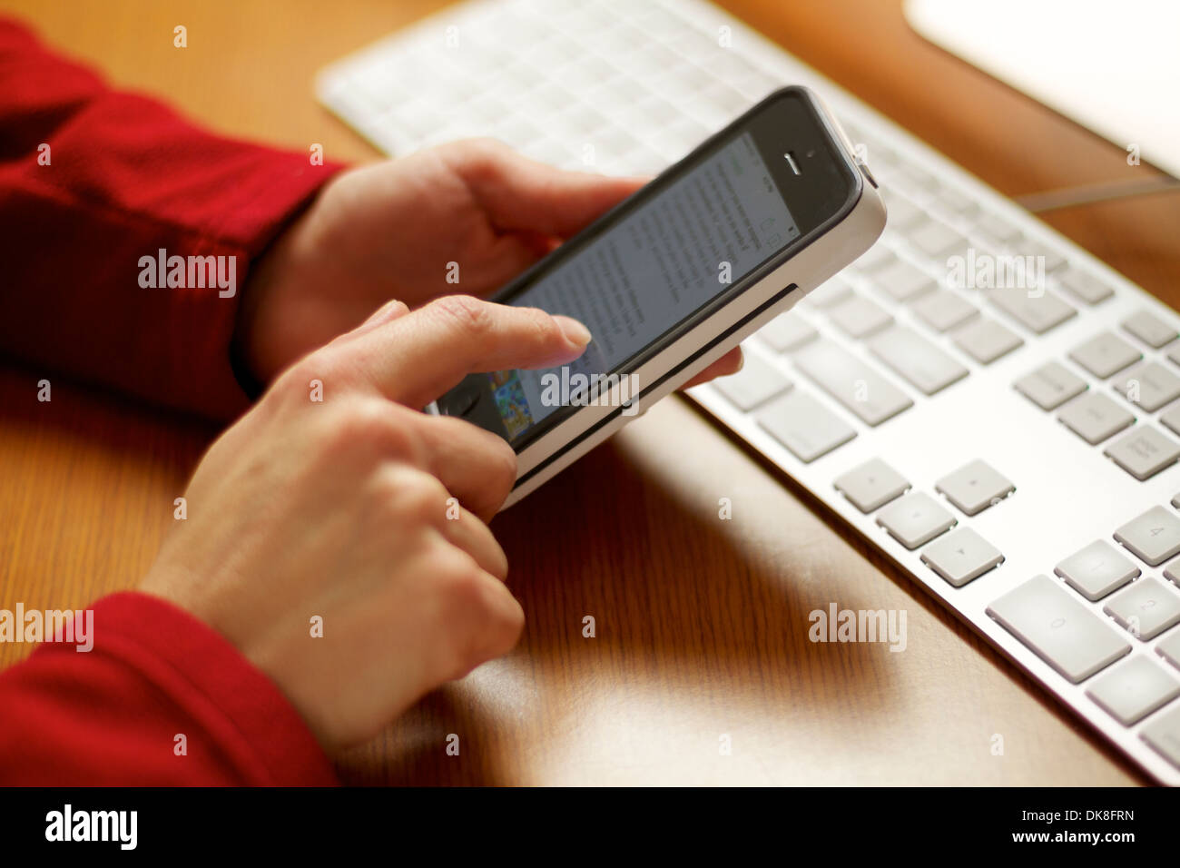Touch typing hi-res stock photography and images - Alamy