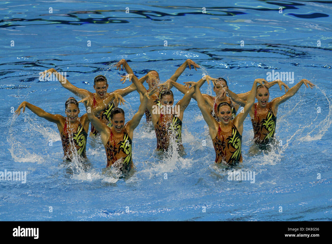 Jul 23, 2011 - Shanghai, China - The USA synchronized swimming team ...