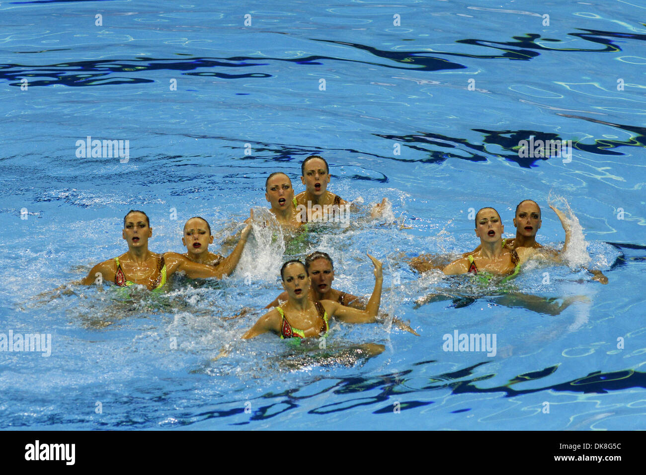 Jul 23, 2011 - Shanghai, China - The Italian synchronized swimming team ...