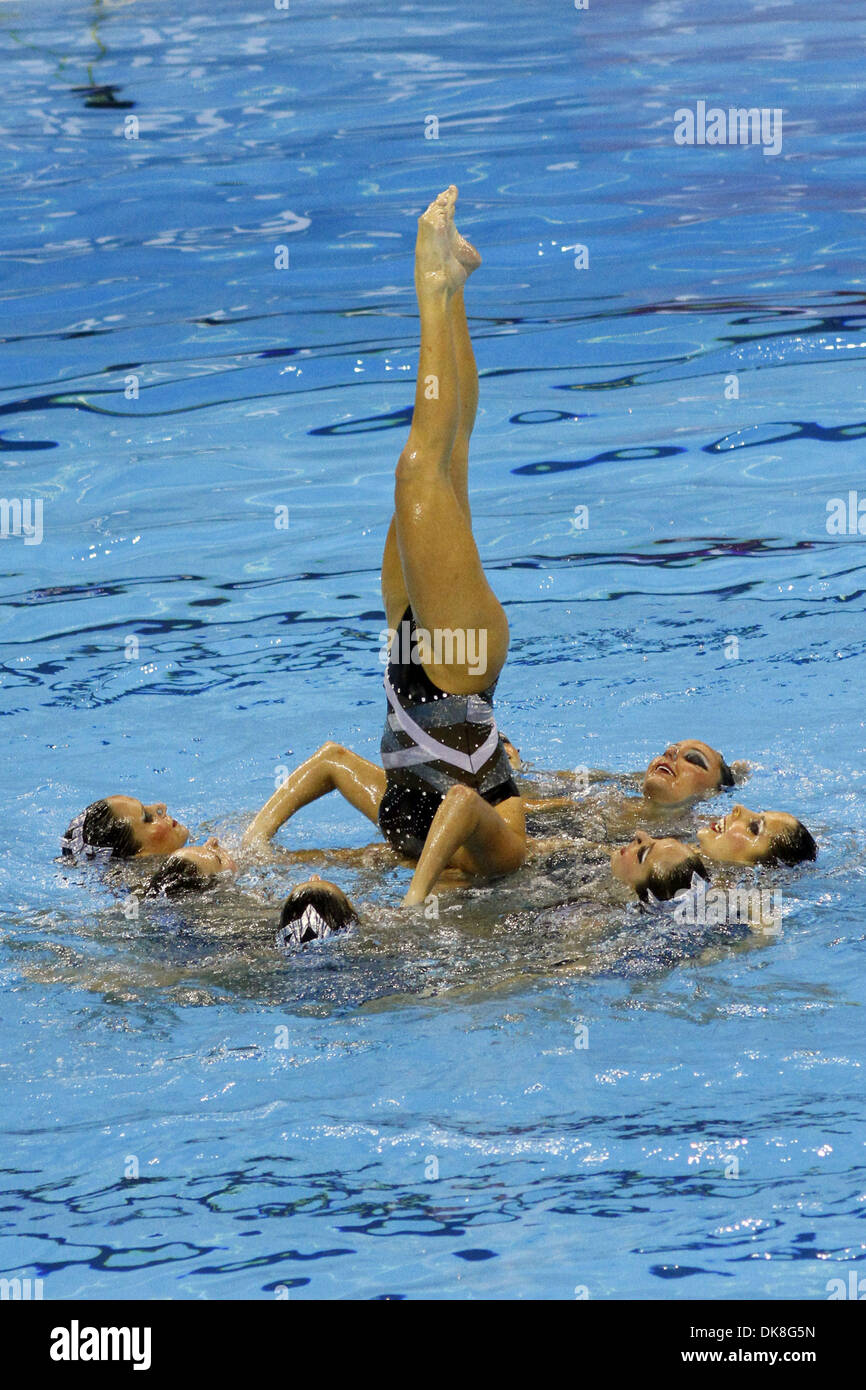 Jul 23, 2011 - Shanghai, China - The Brazilian synchronized swimming ...