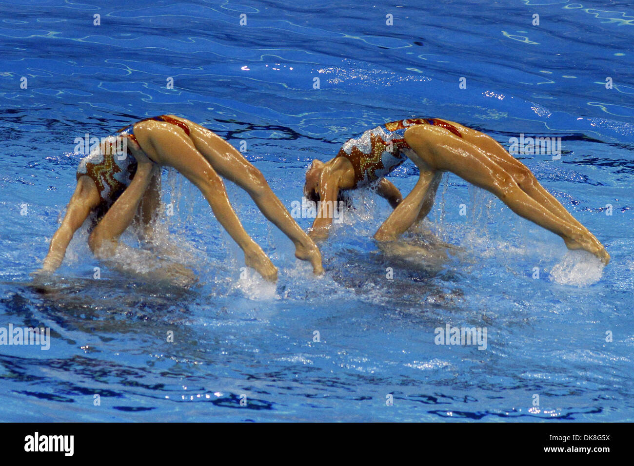 Jul 23, 2011 - Shanghai, China - The Russian synchronized swimming team ...