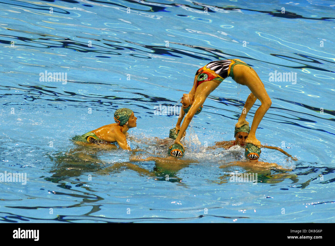 Jul 23, 2011 - Shanghai, China - Spain's synchronized swimming team ...