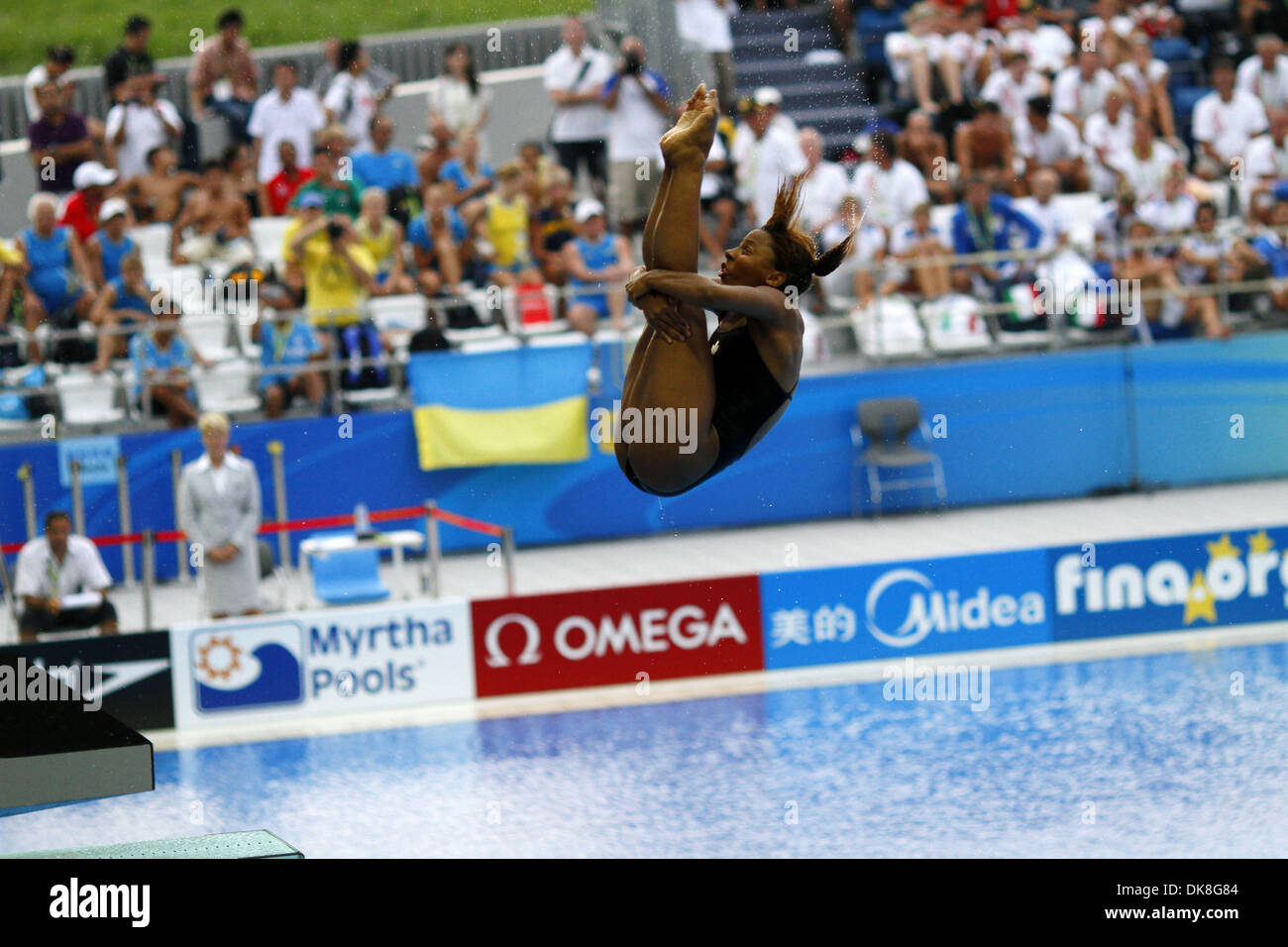 Jul 23, 2011 - Shanghai, China - JENNIFER ABEL of Canada performs a ...