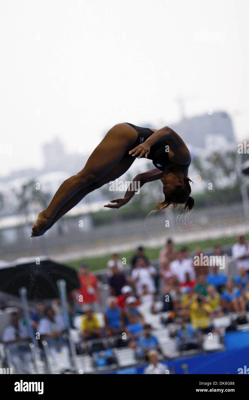 Jul 23, 2011 - Shanghai, China - JENNIFER ABEL of Canada turns through ...