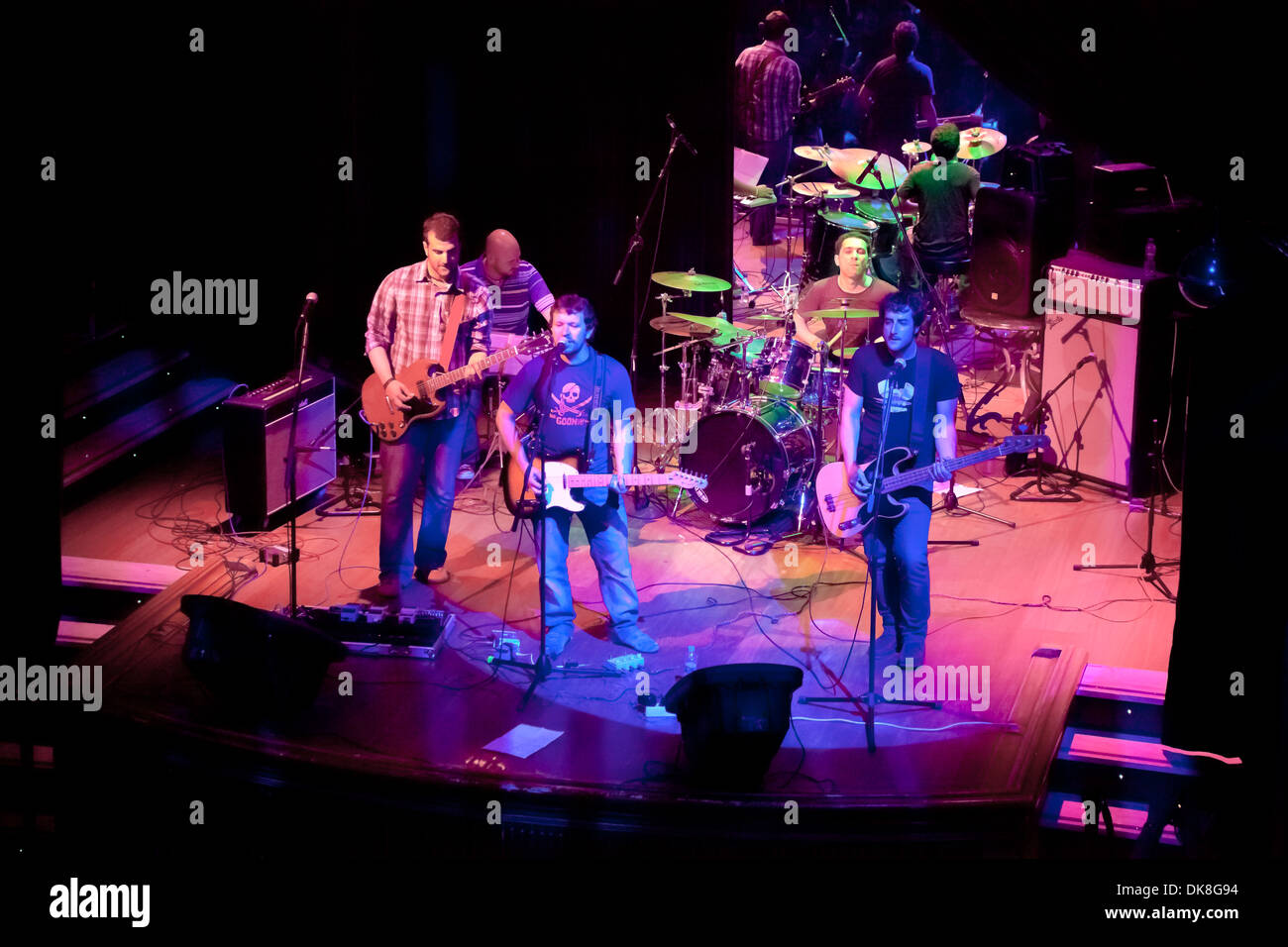 Concert of the group of Indie Pop, Champagne Stock Photo - Alamy