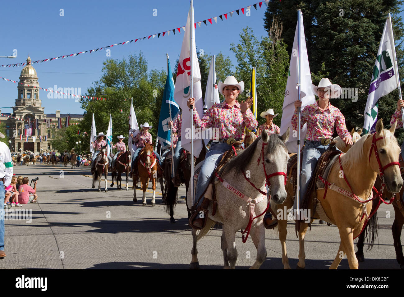 July 23, 2011 - Cheyenne, Wyoming, U.S. - Rodeo - The Grand Parade at ...