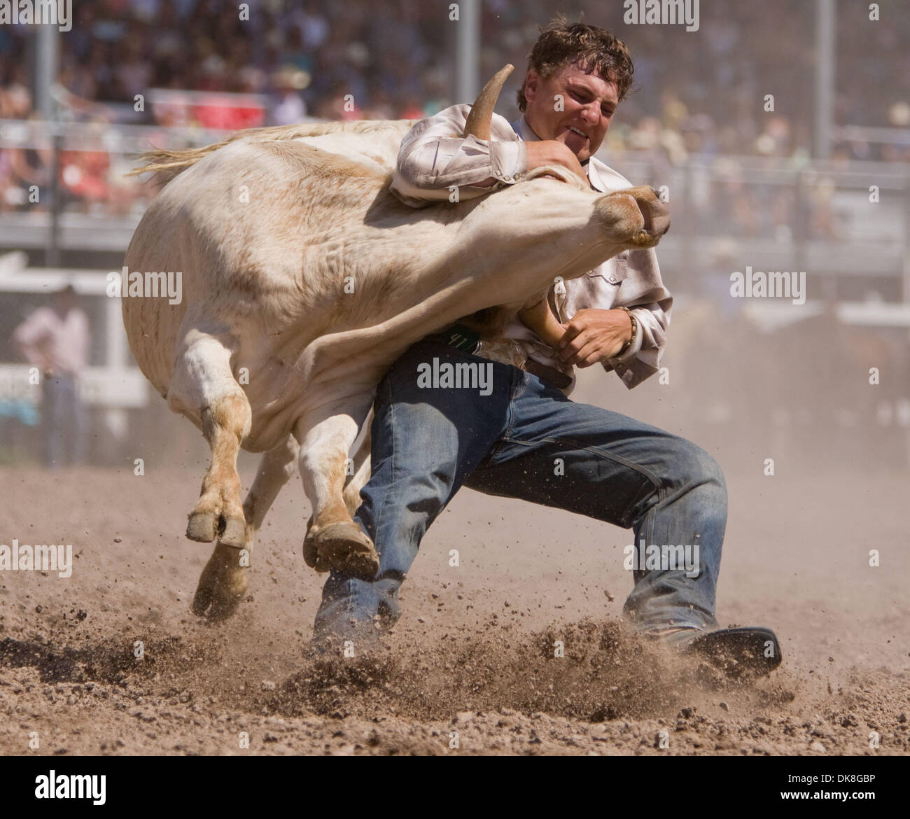 July 23, 2011 - Cheyenne, Wyoming, U.S. - Rodeo - JESSE JOLLY performs ...