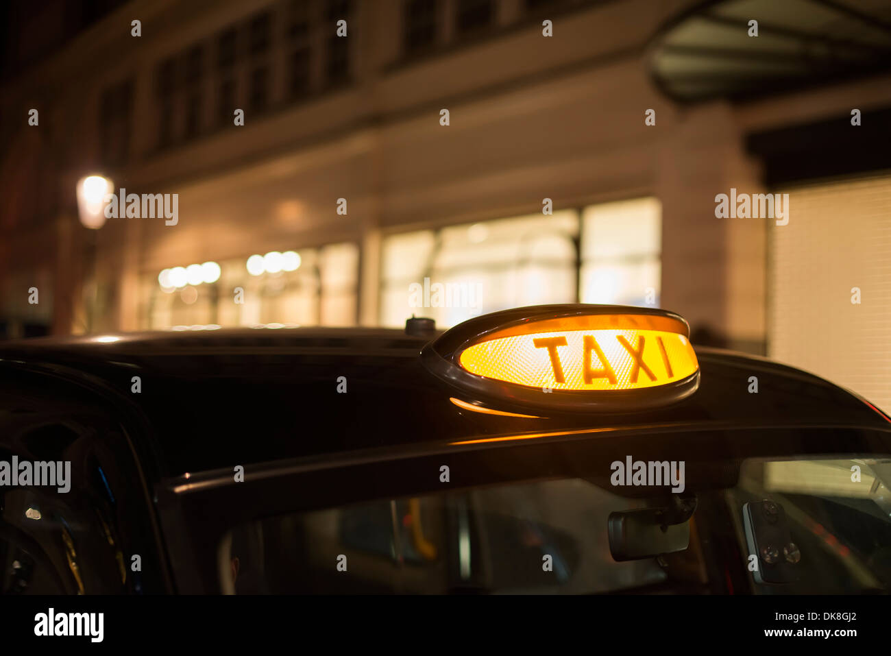 Close up taxi cab light hi-res stock photography and images - Alamy
