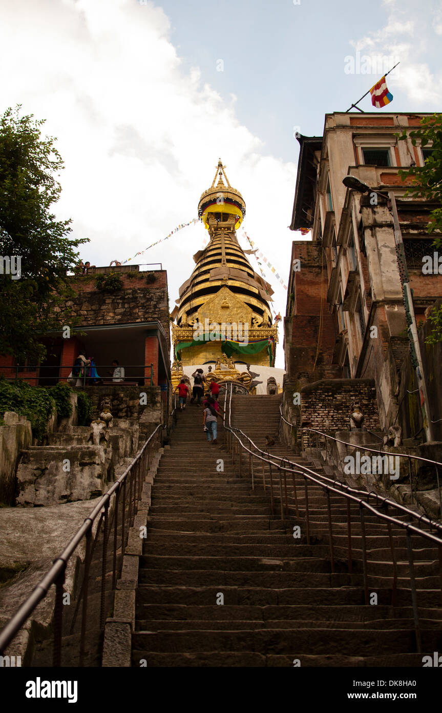Swayambhu stupa hi-res stock photography and images - Alamy