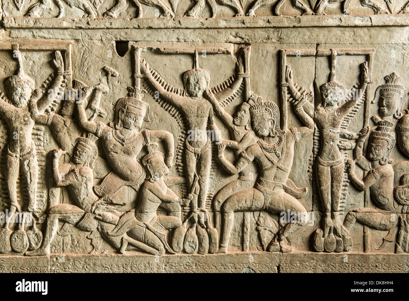 Hindu story carving in wat hi-res stock photography and images - Alamy