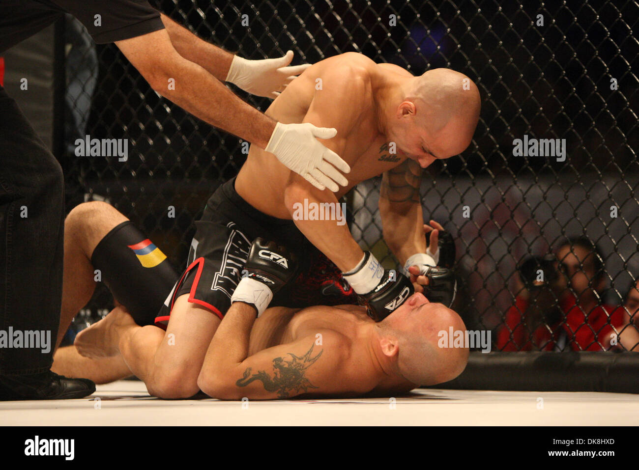 July 23, 2011 - Miami, Florida, U.S - Gabriel Varona punches Cesar ...