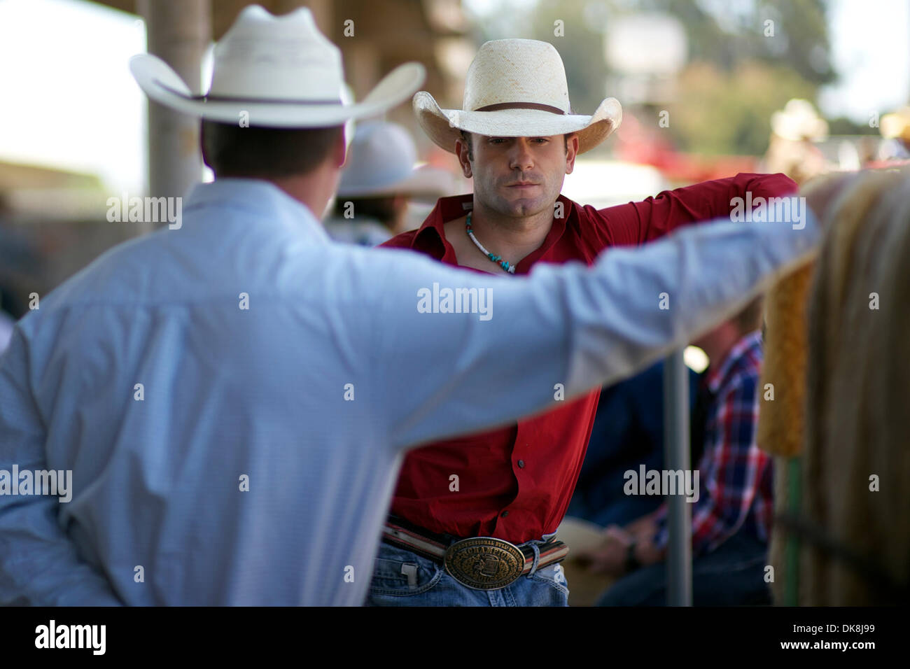 July 24, 2011 - Salinas, California, U.S - Bull rider Shane Proctor of ...