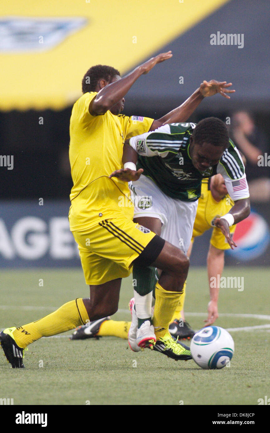 July 24, 2011 - Columbus, Ohio, U.S - Columbus Crew midfielder Emmanuel ...