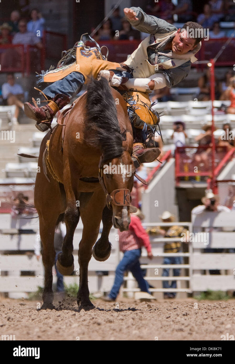 July 25, 2011 - Cheyenne, Wyoming, U.S. - Rodeo - MATT CRUMPLER ...