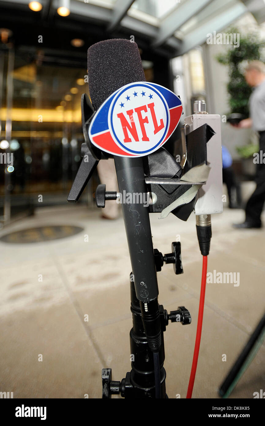 July 25, 2011 - Washington, DC, U.S - An NFL Network microphone is ...