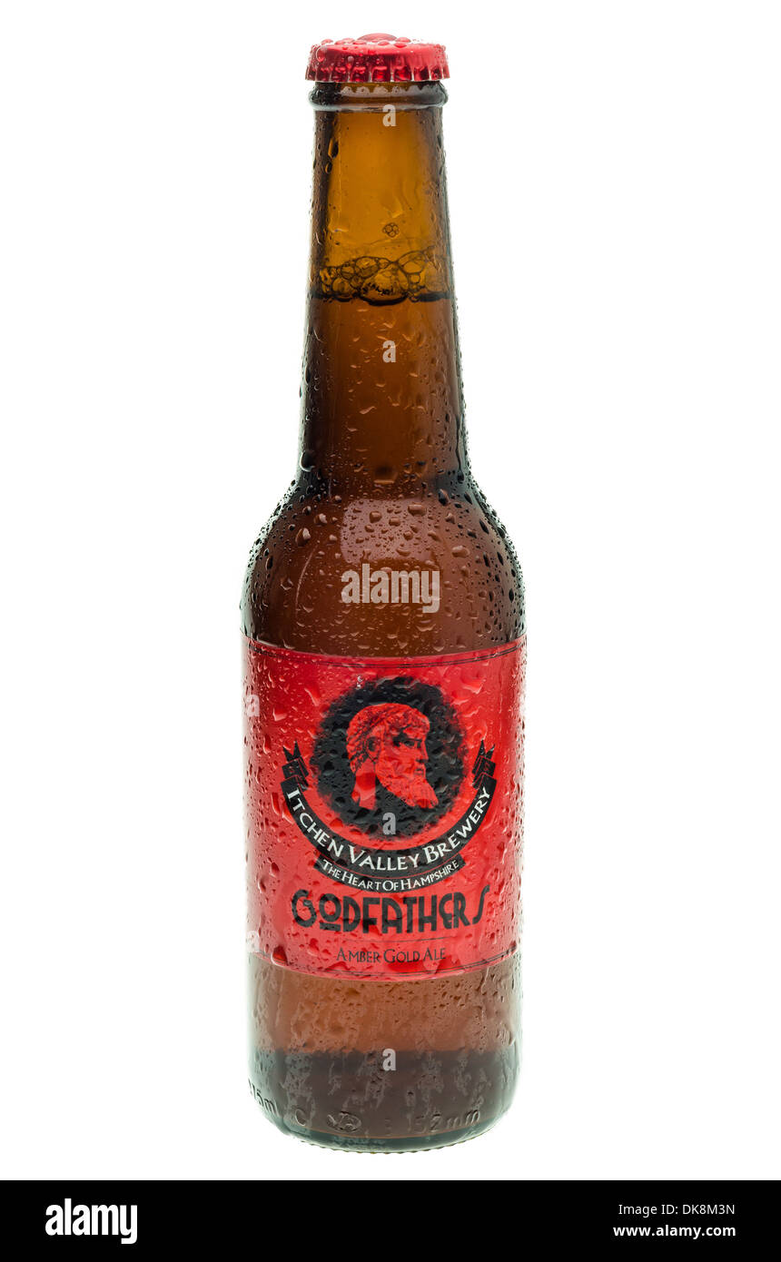 Bottle of Godfathers Real Ale Stock Photo - Alamy