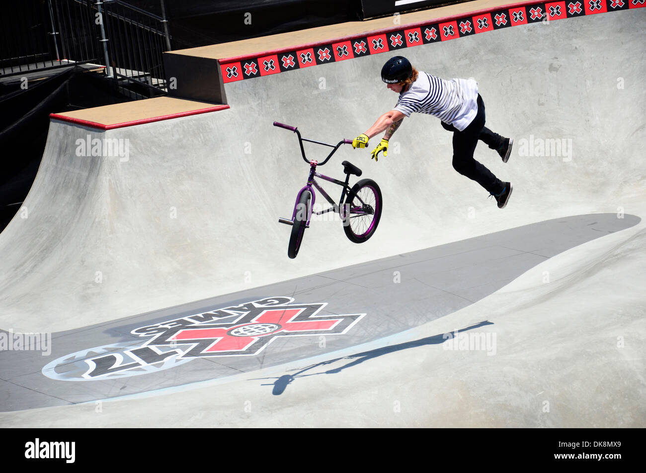 July 28, 2011 - Los Angeles, California, U.S. - Pro BMX Rider at the ...