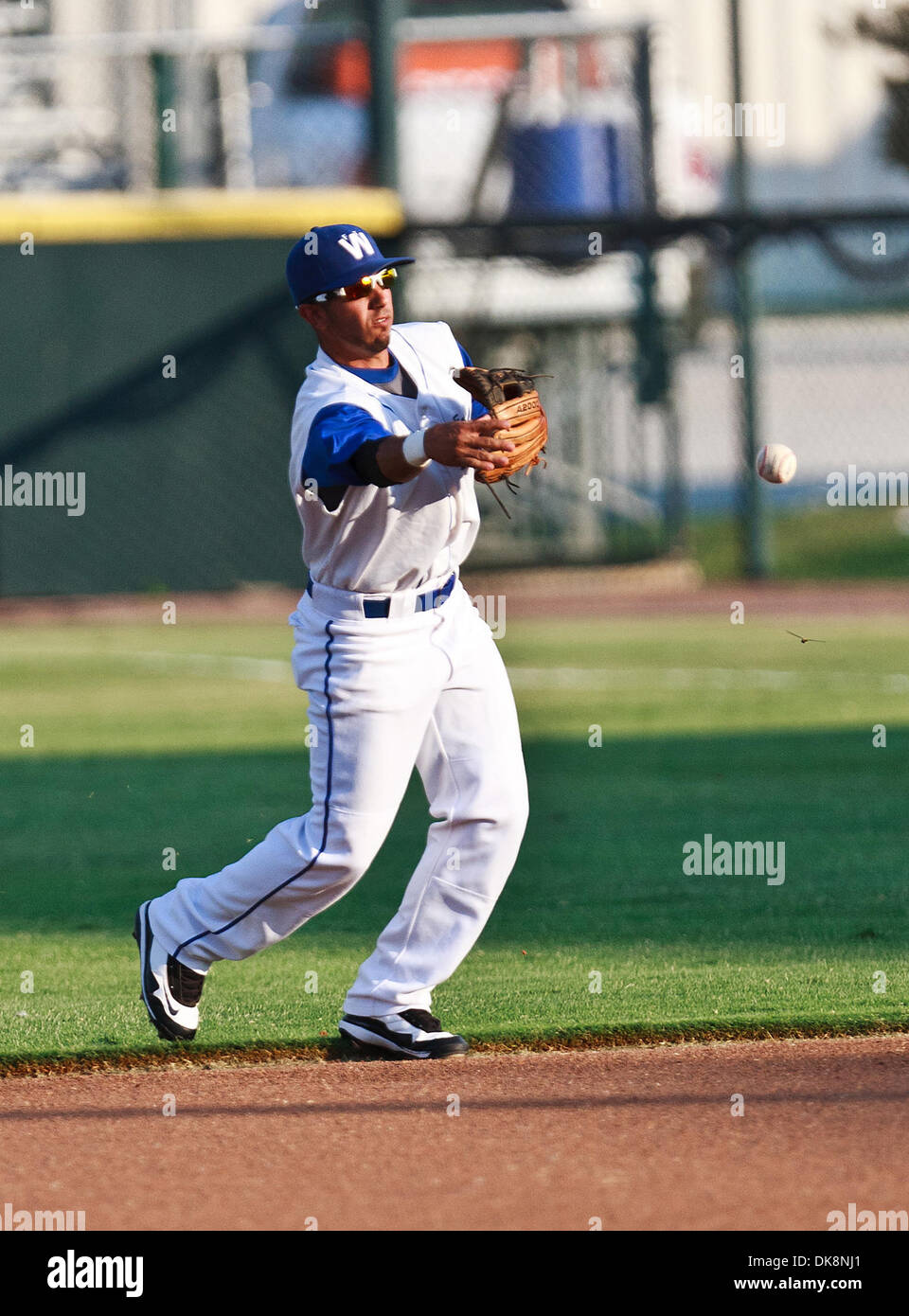 July 28, 2011 - Fort Worth, Texas, U.S - Fort Worth Cats 2nd Baseman ...