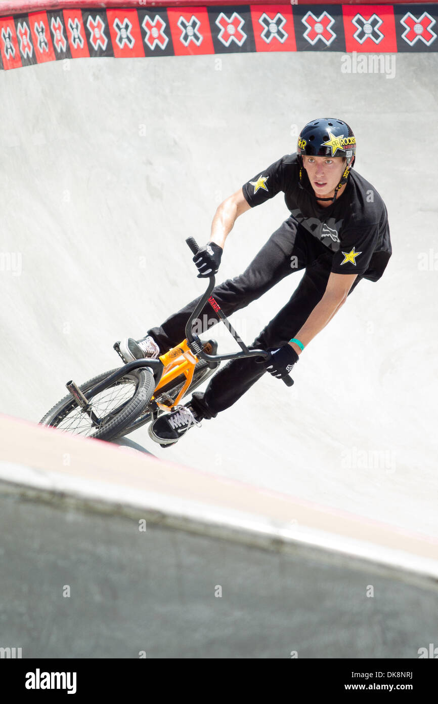 July 28, 2011 - Los Angeles, California, U.S - Chase Hawk competes in ...