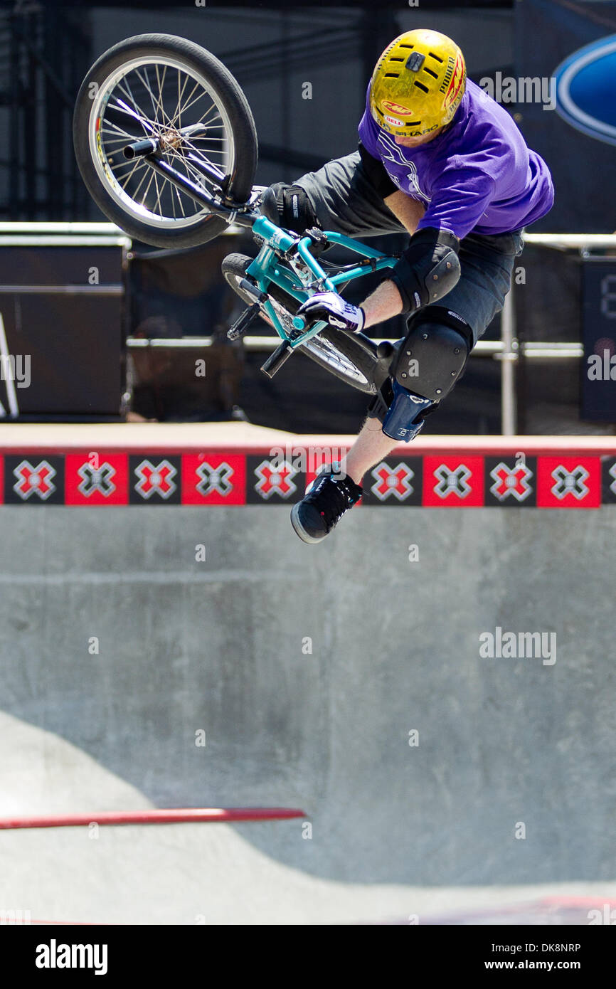 July 28, 2011 - Los Angeles, California, U.S - Ryan Nyquist competes in ...