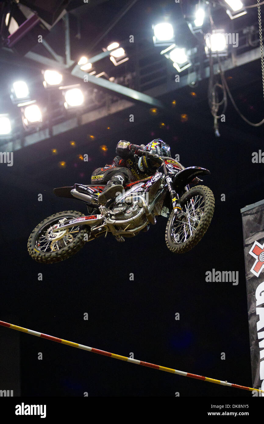 July 28, 2011 - Los Angeles, California, U.S - Brian Deegan competes in ...