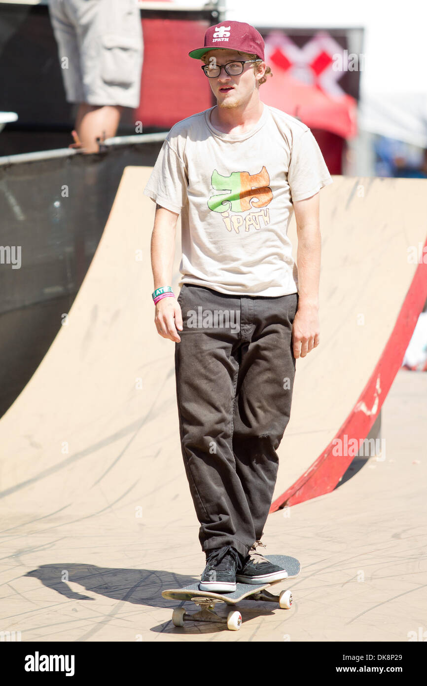 July 28, 2011 - Los Angeles, California, U.S - Ben Raybourn competes in ...