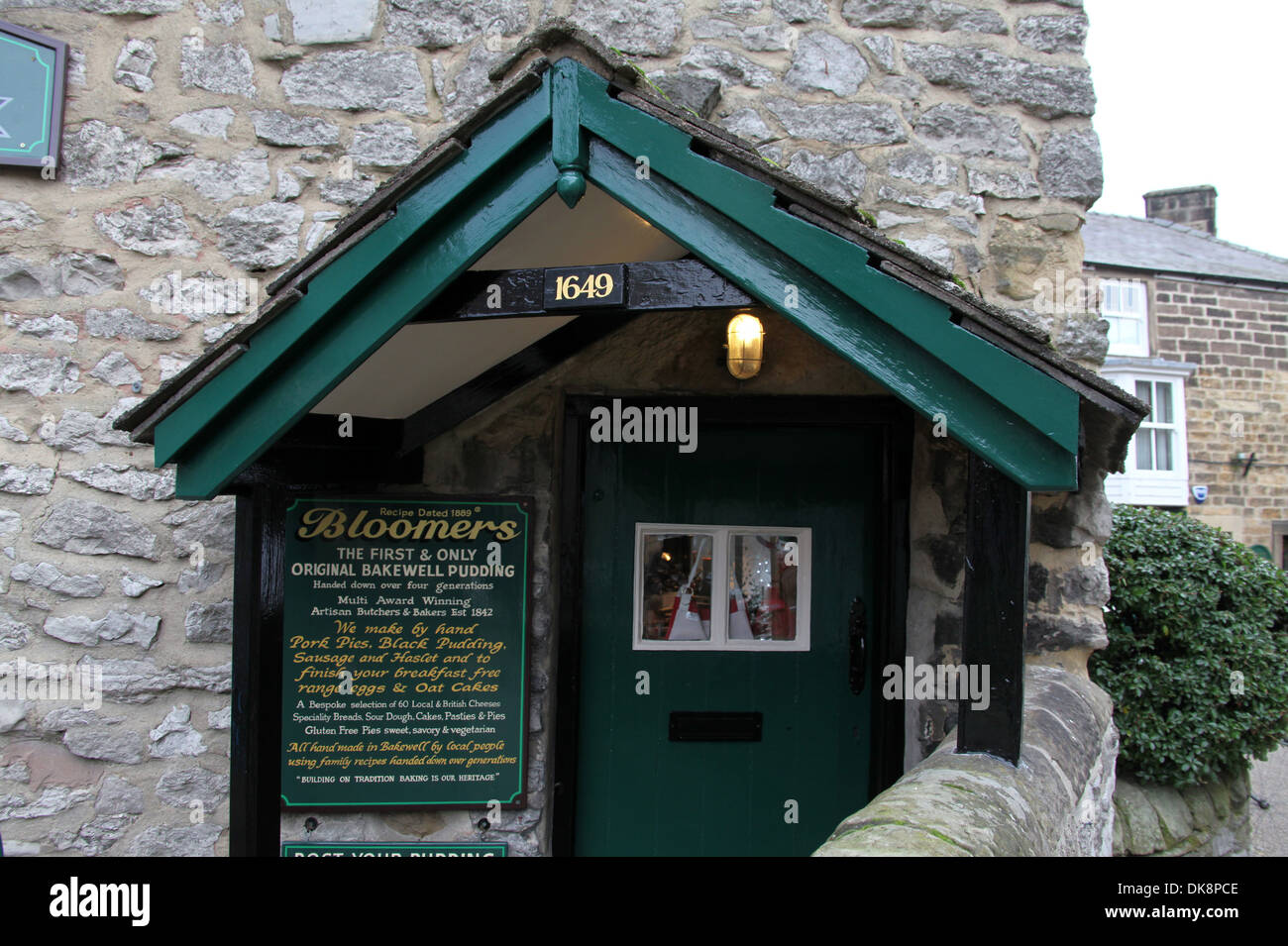 Bloomers Original Bakewell Pudding Shop in the Peak District market ...